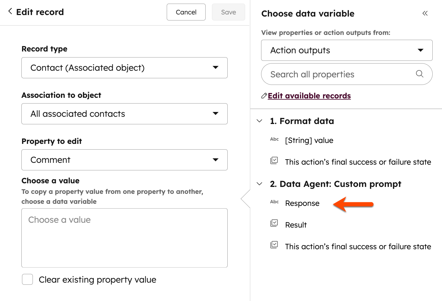 Use Breeze to manage data in workflows