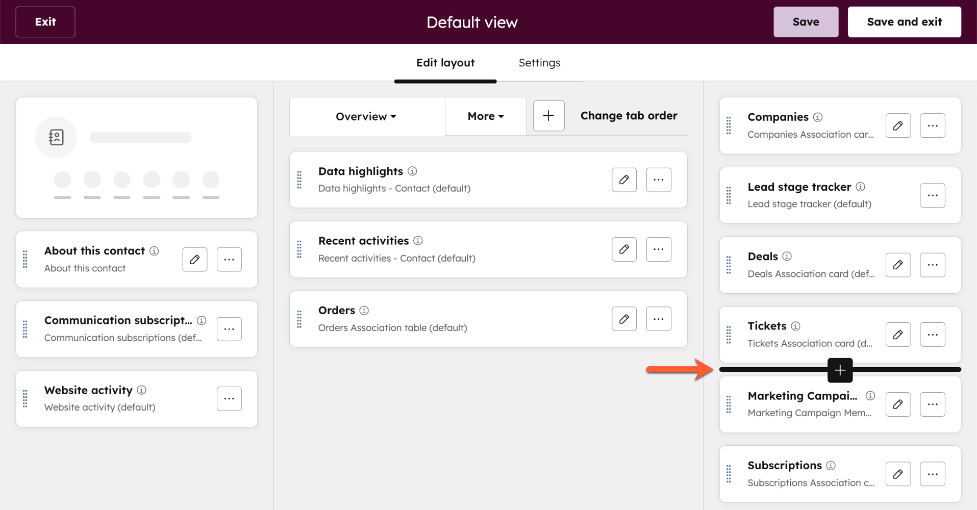 Enroll records in workflows using CRM cards