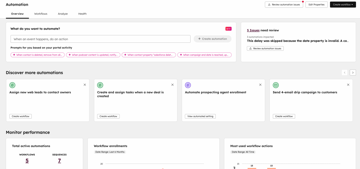 Understand your automation overview
