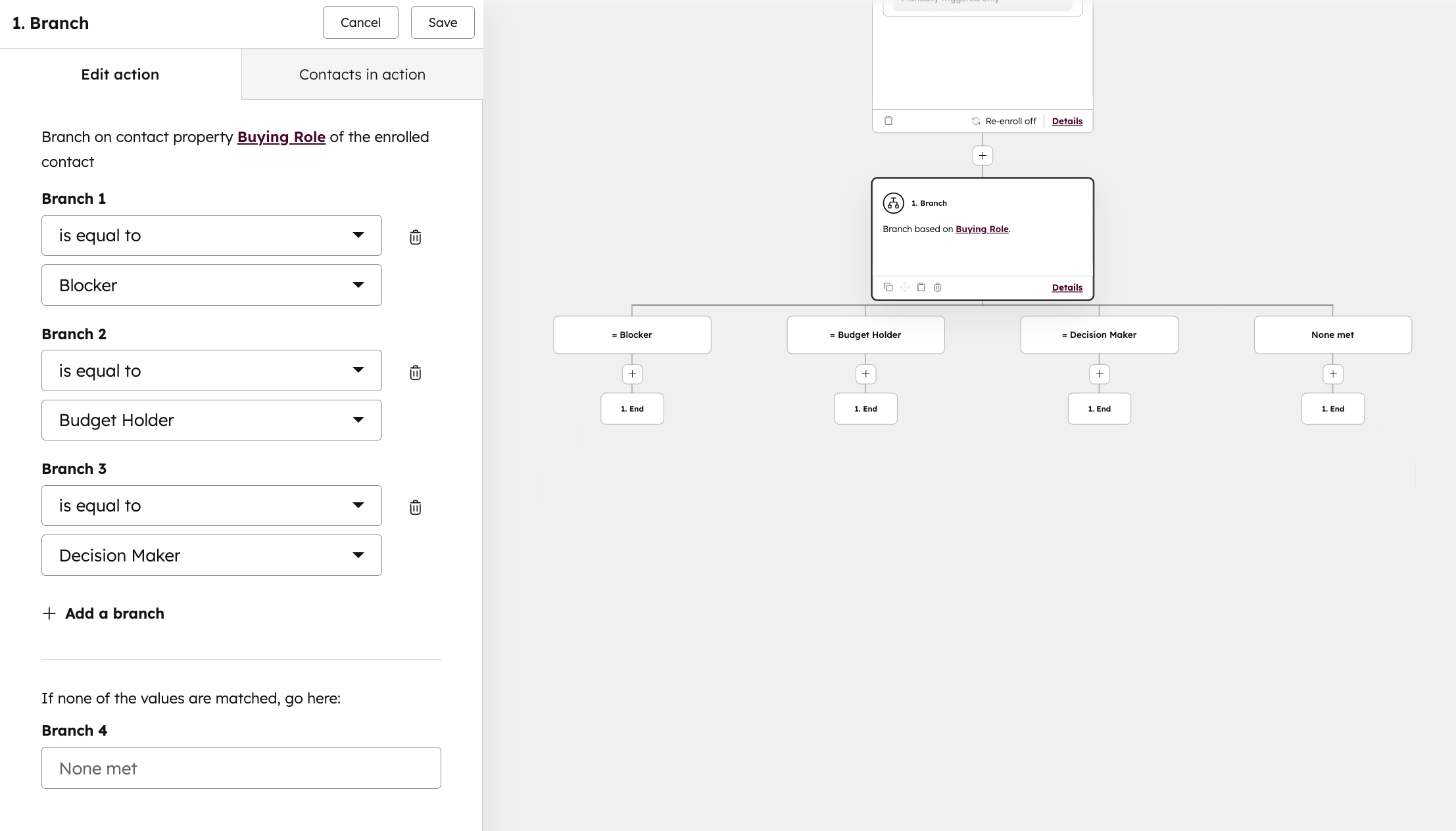 Use branches in workflows