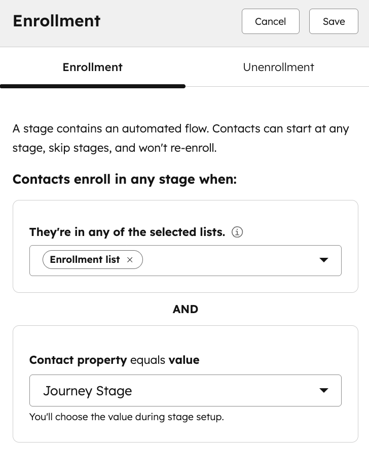Use journey automation