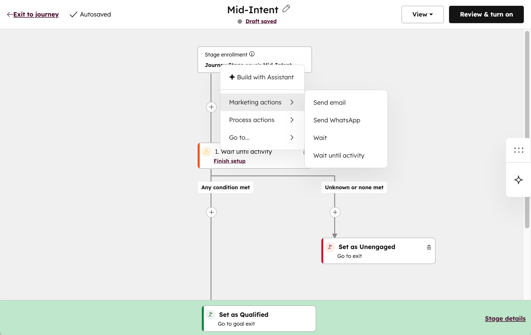 Use journey automation