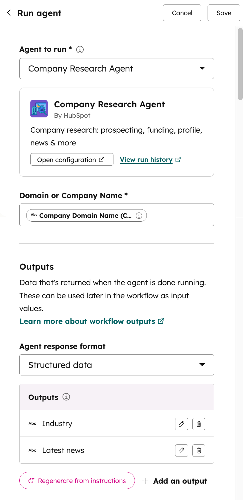 Run agents using workflows