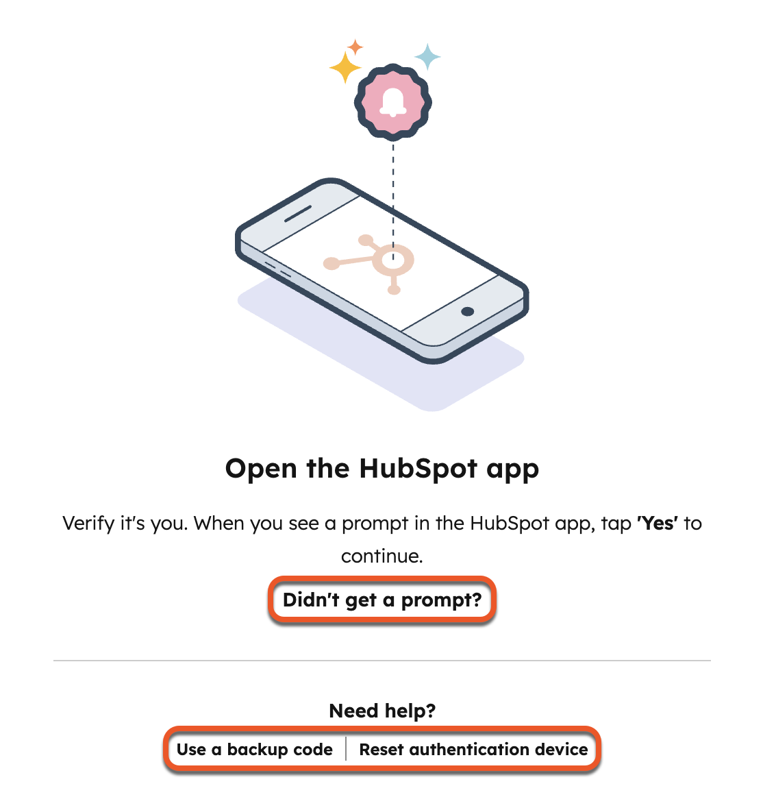 Reset your two-factor authentication