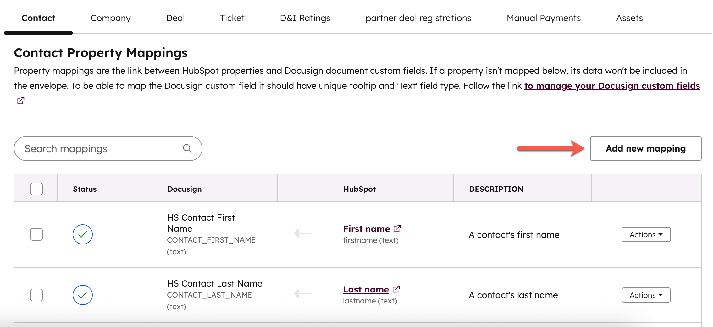 Connect HubSpot and Docusign