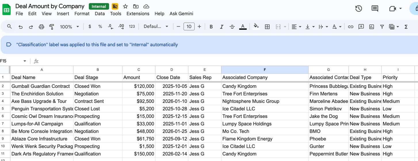 Embed external content on a dashboard