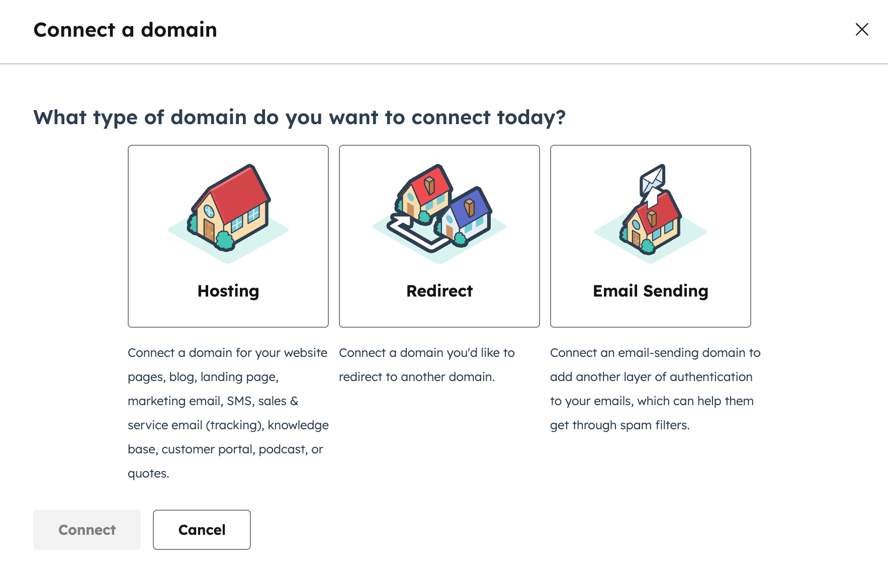 Domain mit der HubSpot-Software verknüpfen