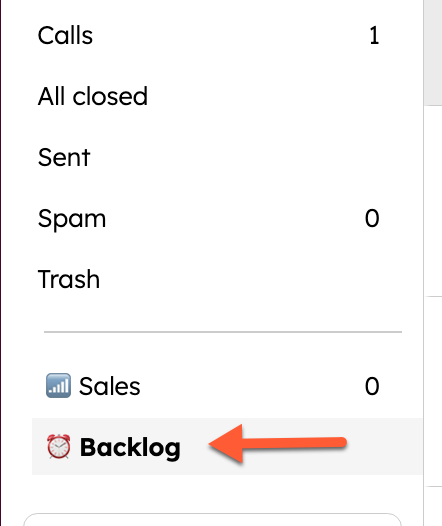 Organize conversations into custom views in the inbox