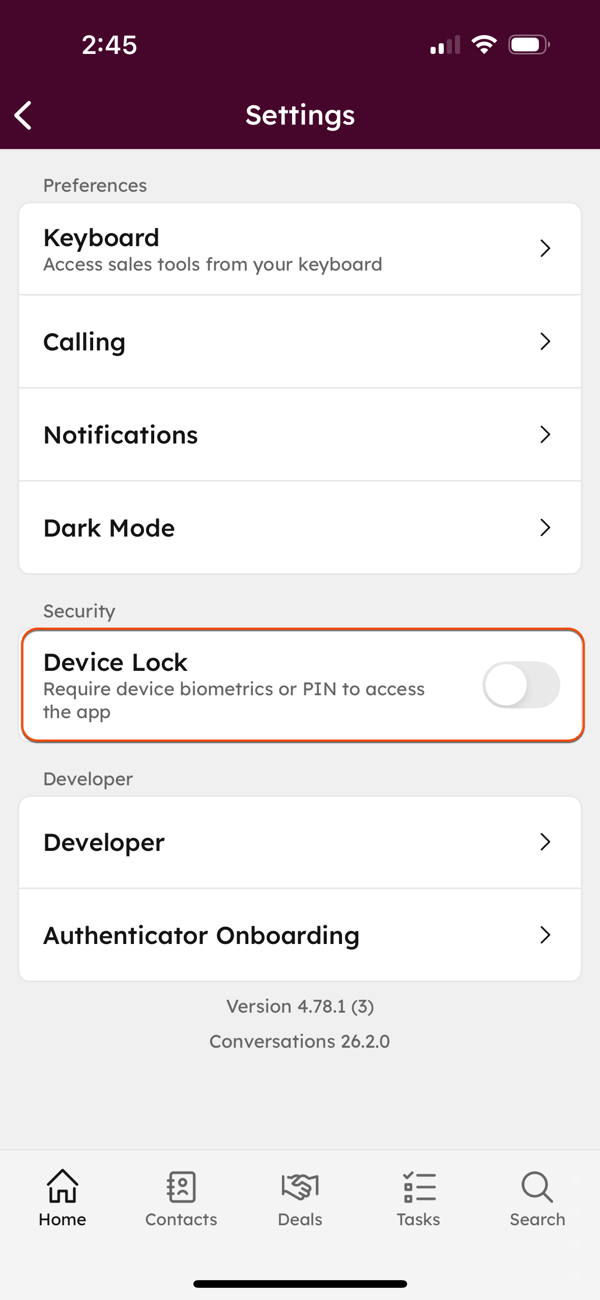 Die HubSpot Mobile-App installieren