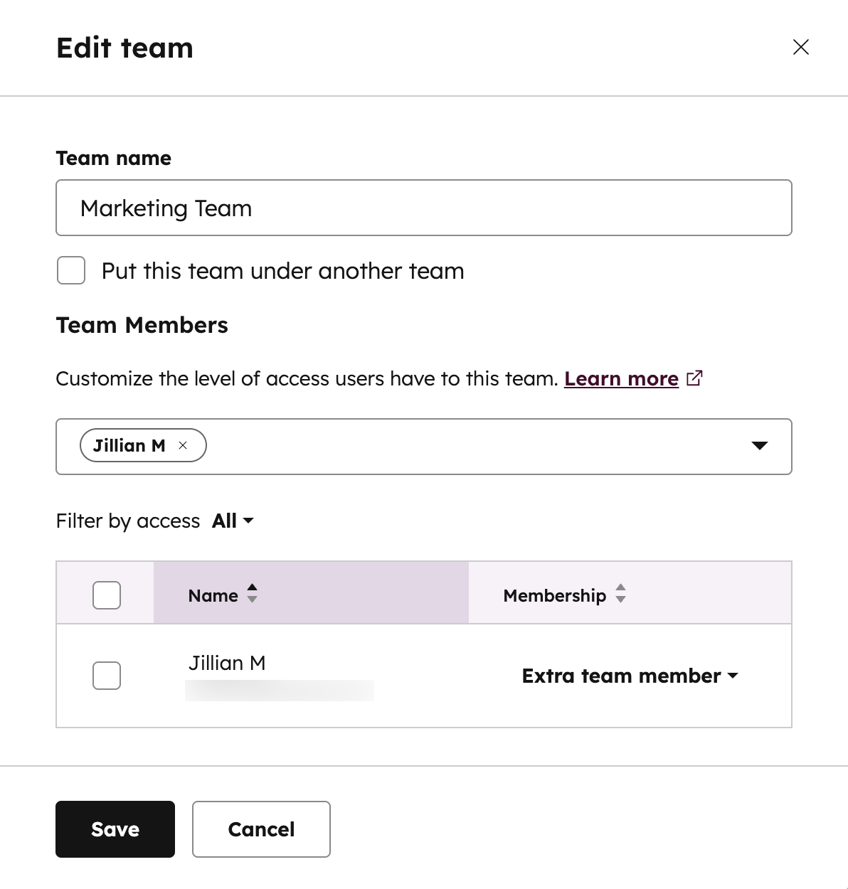 Create and manage teams