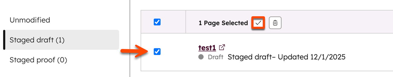 Redesign and relaunch a site with content staging