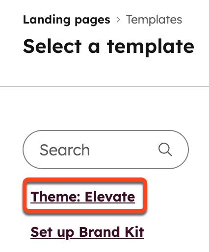 Use themes