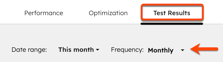Run an A/B test on a page