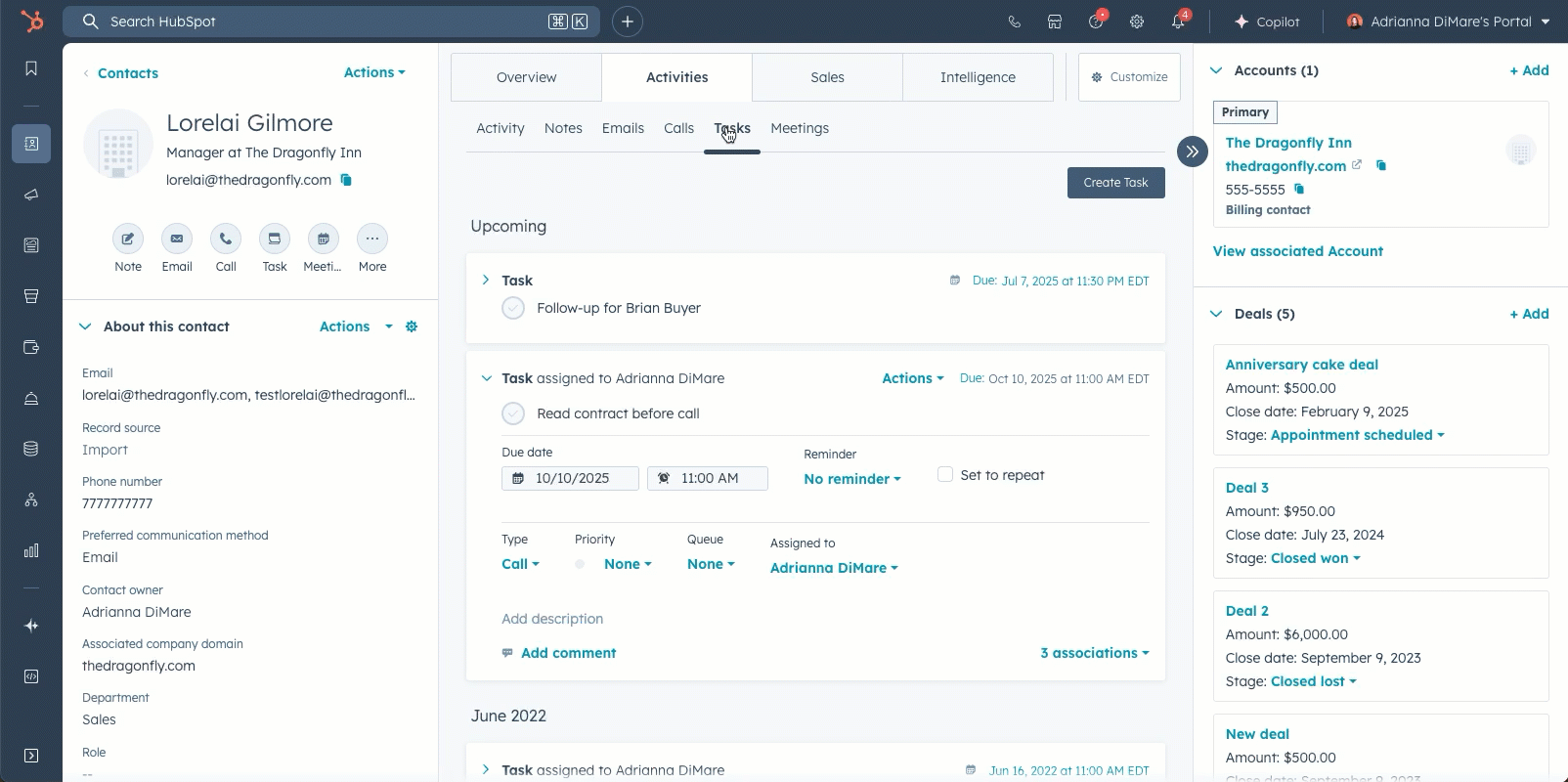 Edit Or Delete Tasks
