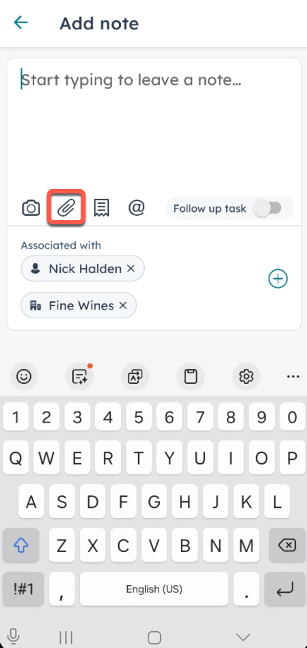 Create and manage records in the HubSpot mobile app
