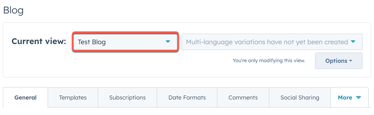 Set up and moderate blog comments