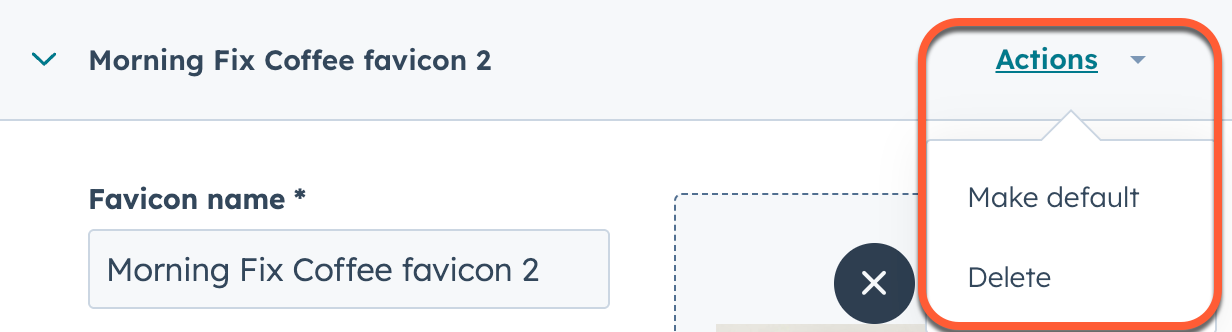 Edit your brand's logo, favicon, brand colors, fonts, and theme