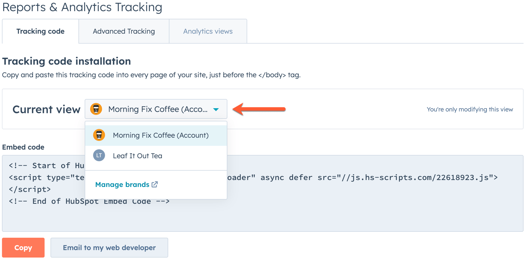 Manage your brands with HubSpot Brands