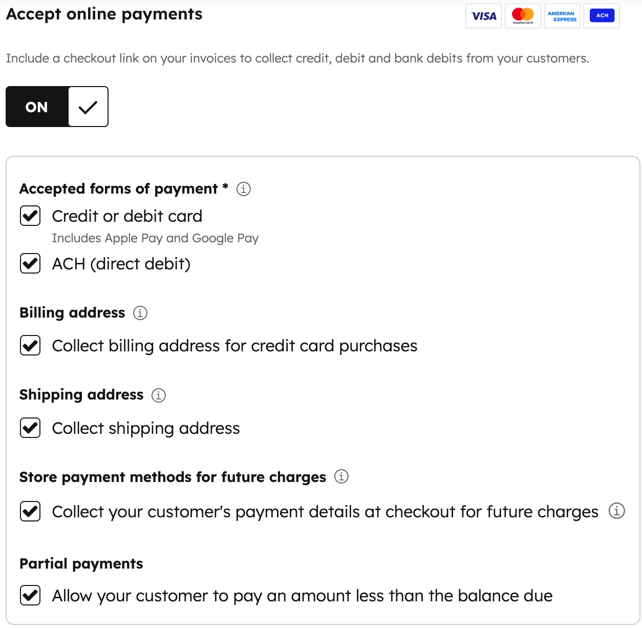 Create invoices