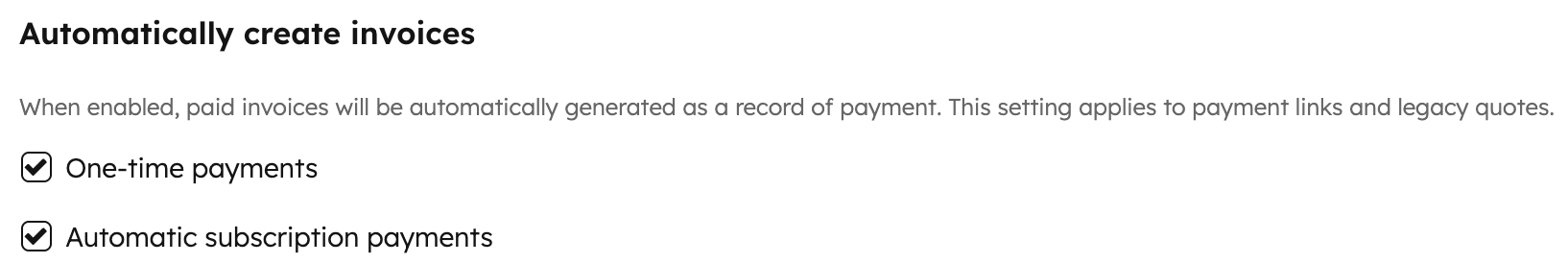 Set up the HubSpot invoices tool