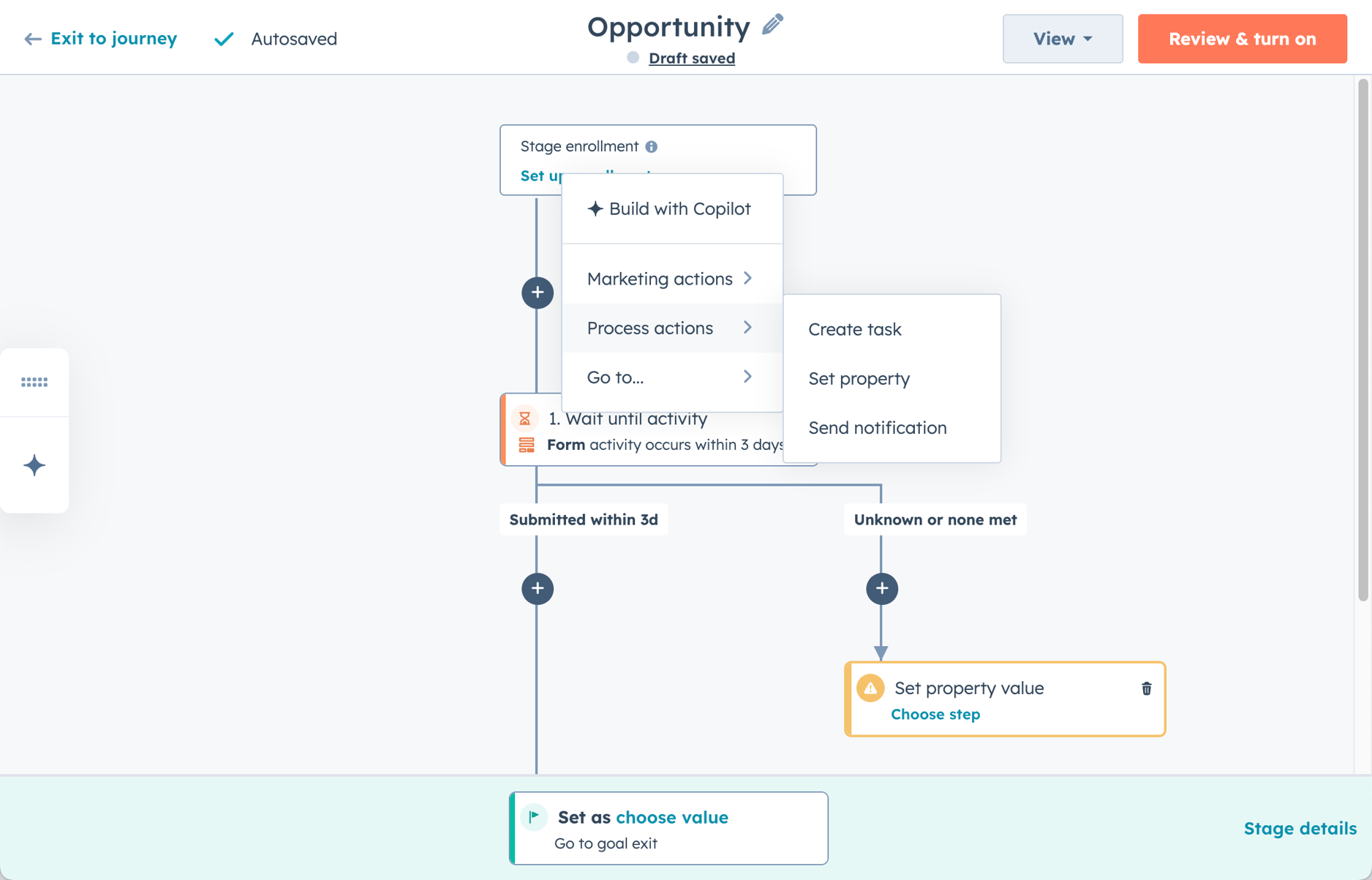 Use journey automation