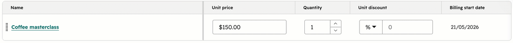 Create invoices
