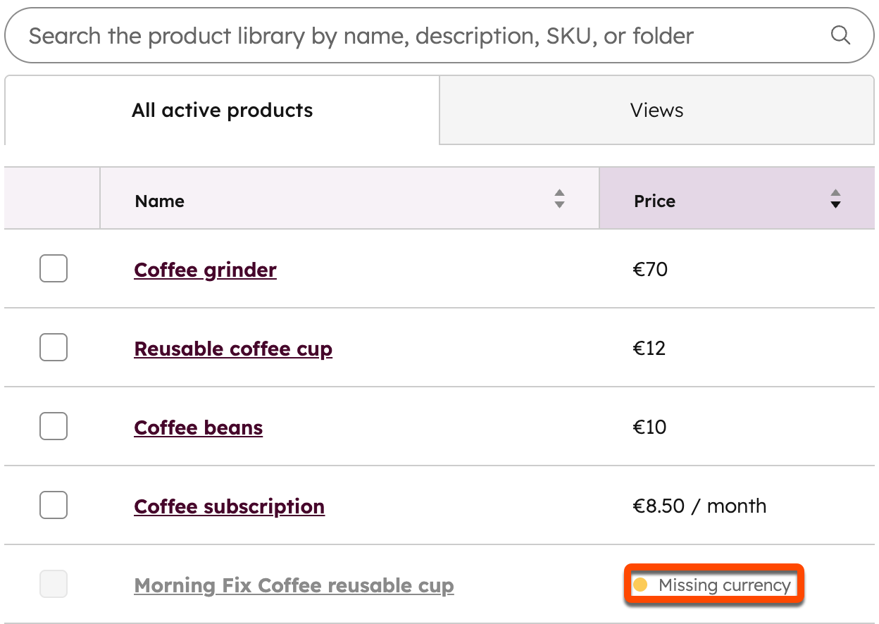 Set up currencies for payment collection