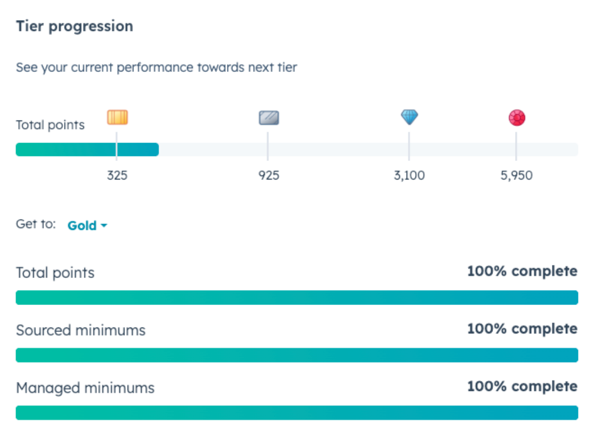 View and manage your partner dashboard