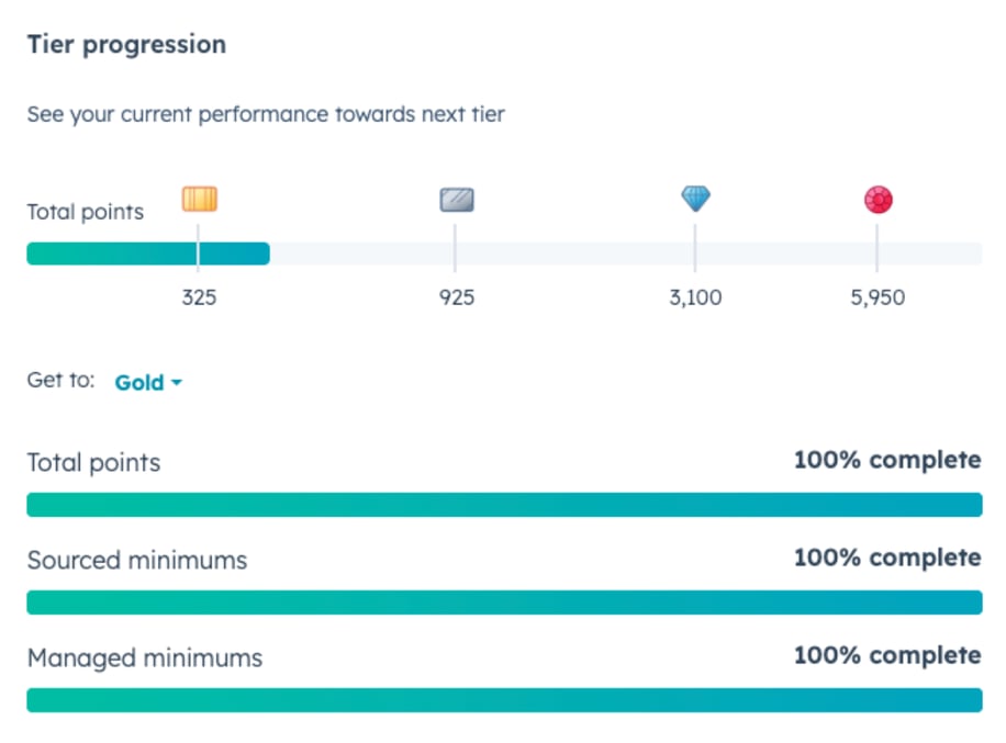View and manage your partner dashboard