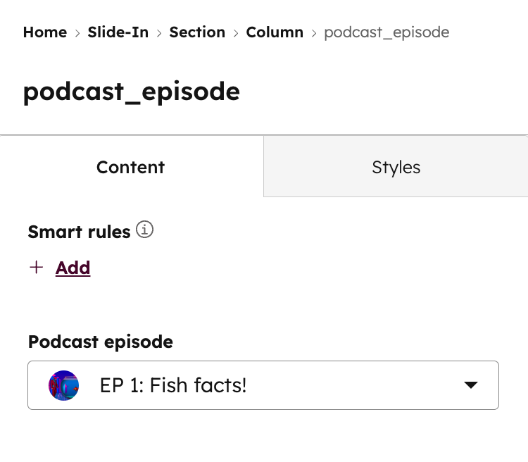 Share your podcast