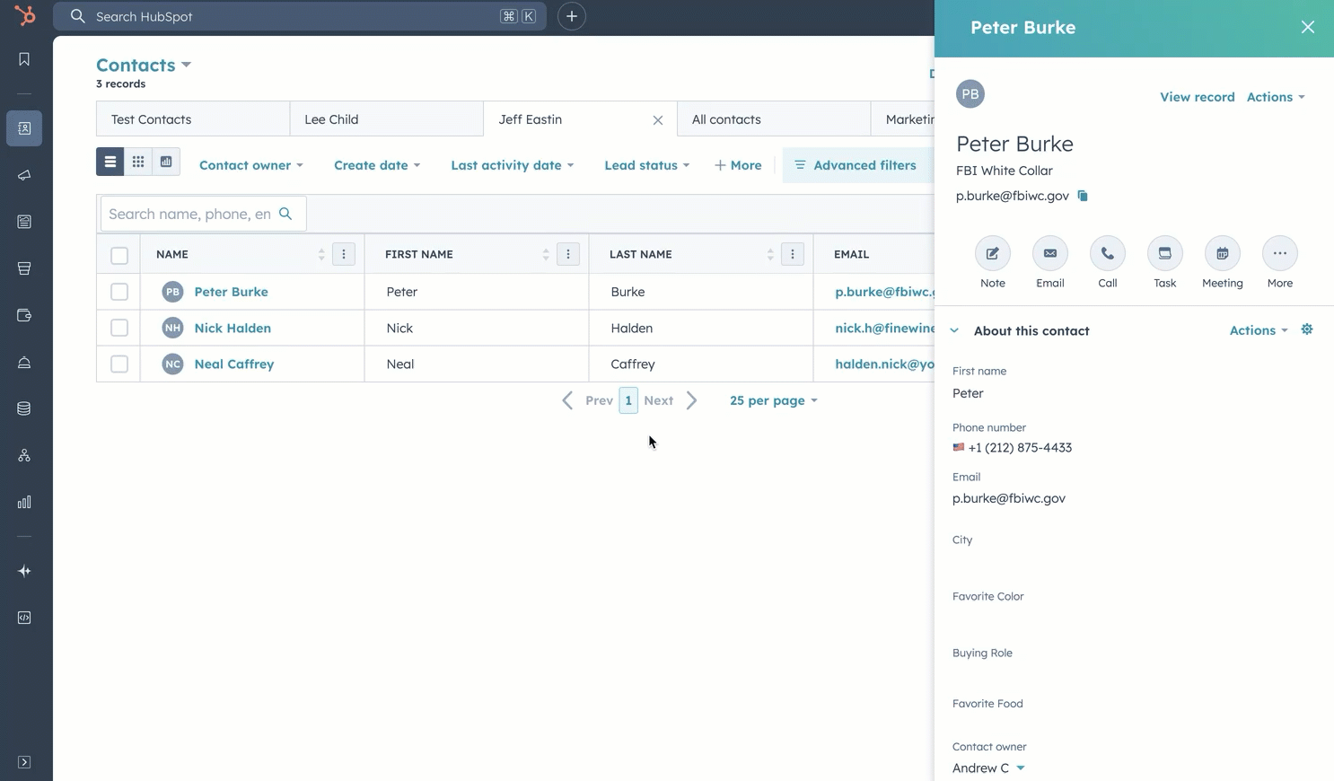 Customize record previews