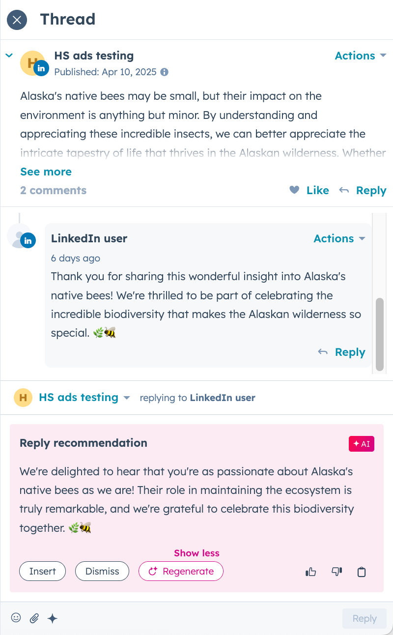 Utiliser les réponses rapides dans votre outil social