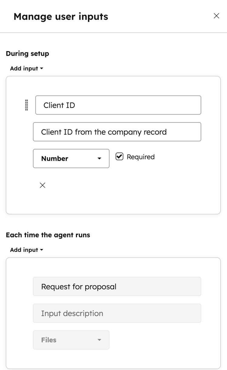 Set up and use the request for proposal (RFP) agent