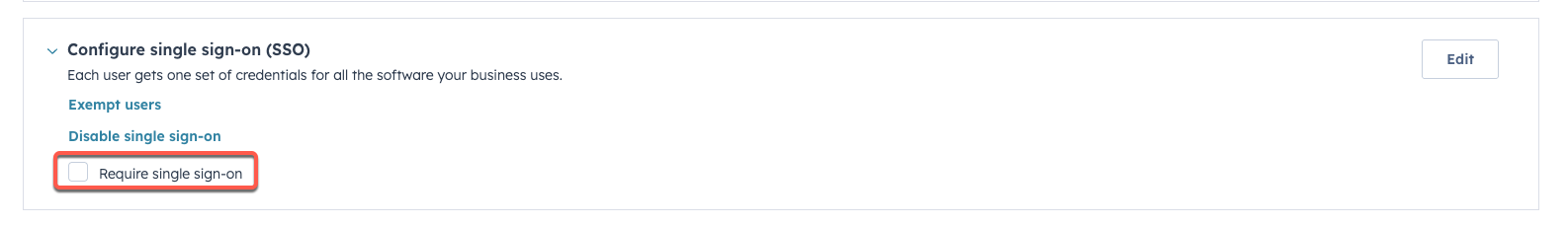 Configurar el inicio de sesión único (SSO)