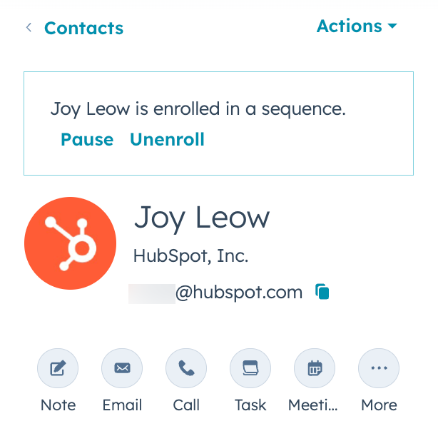 Pause or resume your sequences