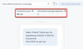 Understand message segments for SMS