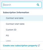 Set up the HubSpot subscriptions tool