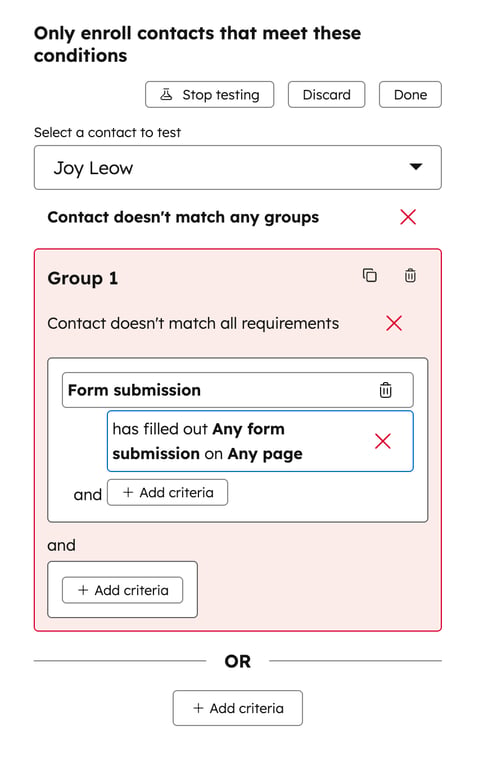 Test your workflow