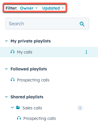 Use coaching playlists to train your team