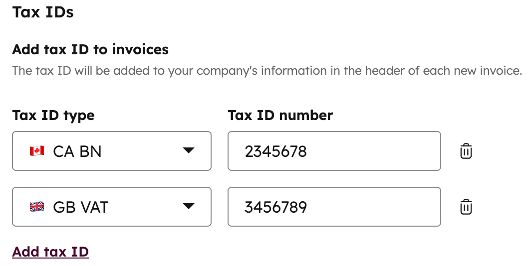 Set up the HubSpot invoices tool