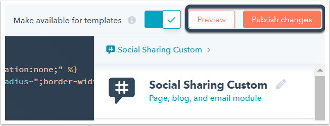 Use custom social icons in content
