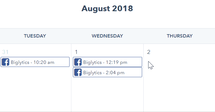 Manage your social publishing schedule with social calendar