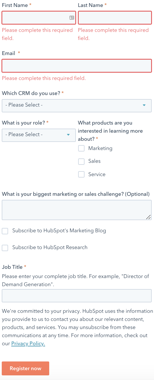 Lead Generation Forms: 21 Examples to Help You Convert More Leads
