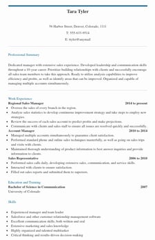 Use These Sales Manager Resume Tips & Templates to Get the Job