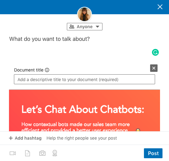 How to Upload Documents and Presentations on LinkedIn