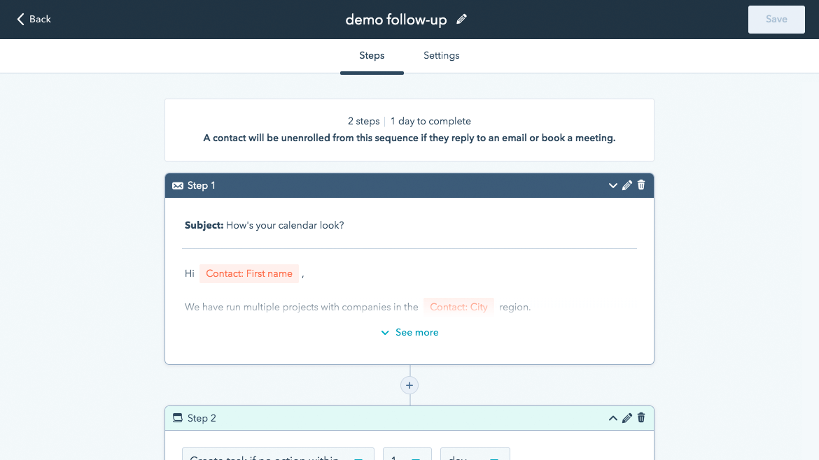 Sales Automation Tools | HubSpot Sequences