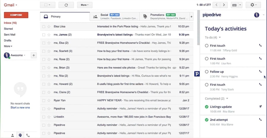 The 19 Best CRMs to Integrate with Gmail