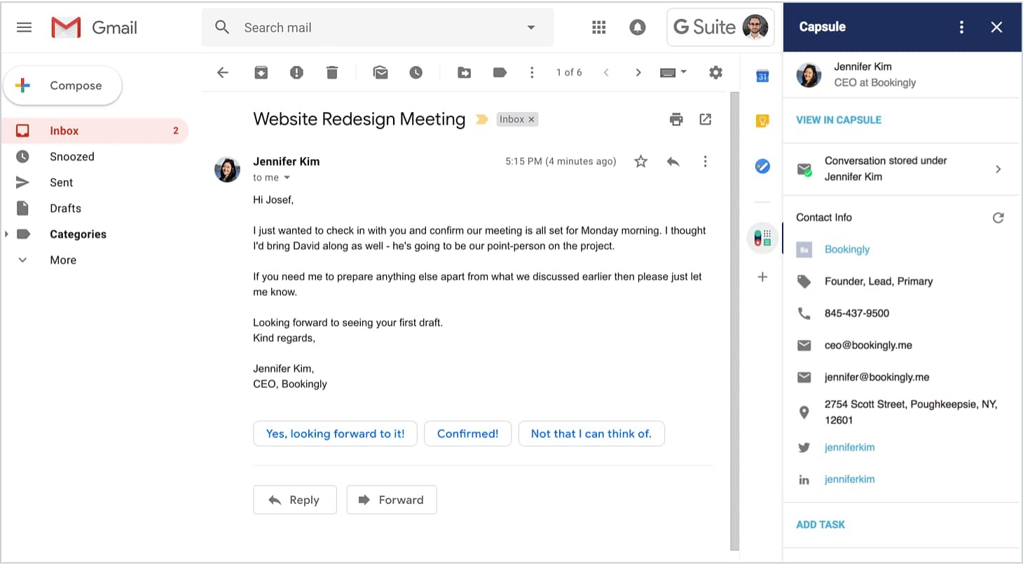 The 19 Best CRMs to Integrate with Gmail