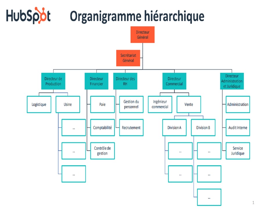 Organigramme : modèle gratuit sous Word | Google Docs | PDF ...