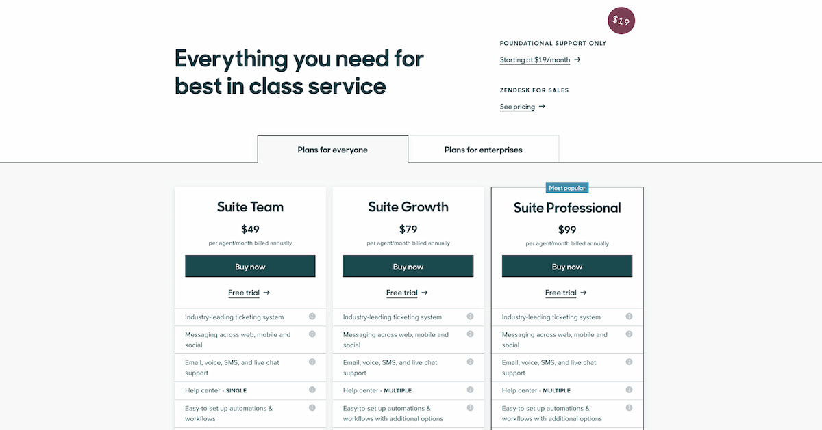 12 Best Pricing Page Examples To Inspire Your Own Design